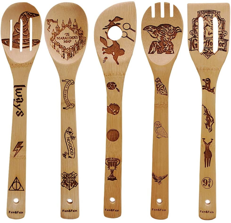 Unique Pattern Burned Wooden Spoons Nightmare Kitchen Slotted Spoon ... Unique Pattern Burned Wooden Spoons Nightmare Kitchen Slotted Spoon ...