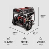 Briggs and Stratton Elite Series 7000-watt Portable Generator with CO ...
