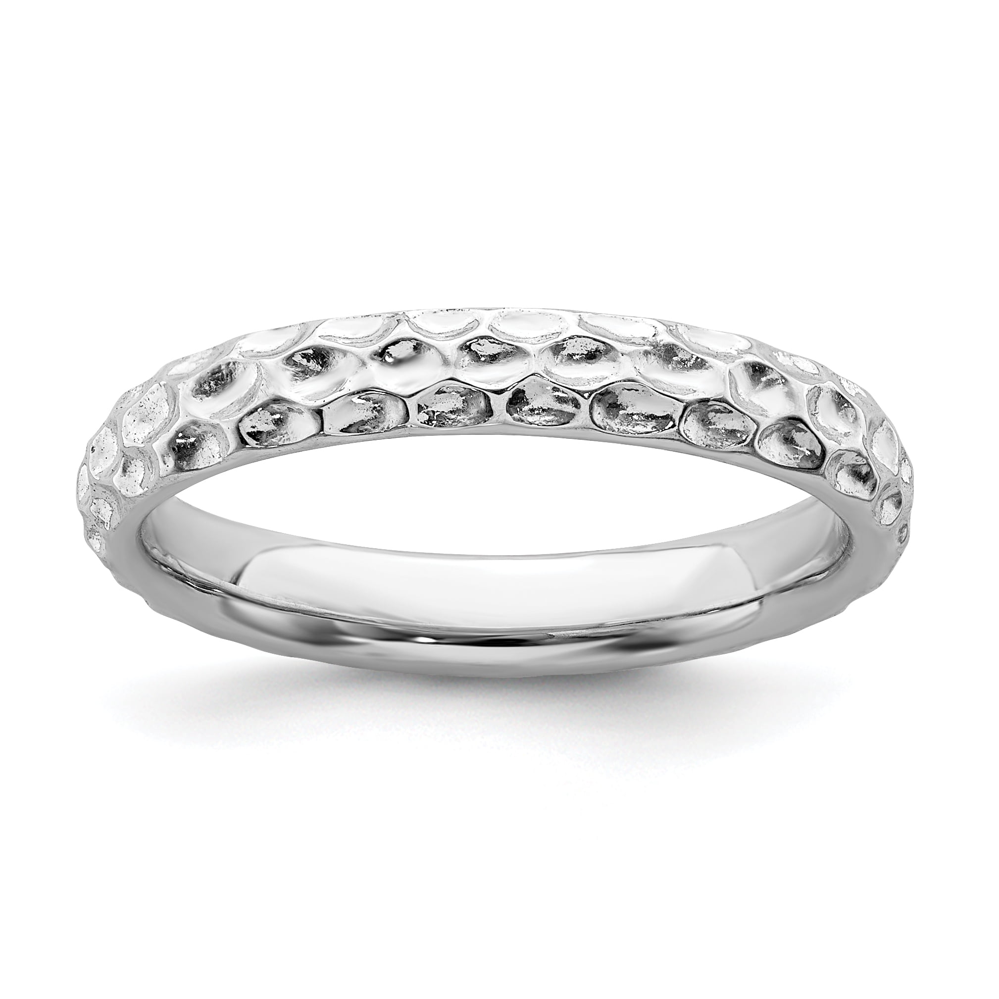 925 Sterling Silver Band Ring Size 8.00 Stackable Fancy/ Fine Jewelry ...