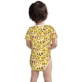 Xecao Funny Construction Vehicles Pattern Baby Climbing Bodysuit Short ...