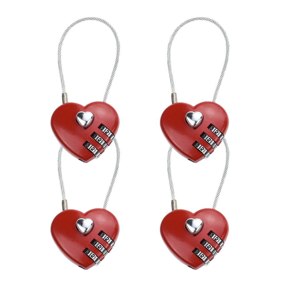 4Pcs Password Concentric Lock Case Luggage Password Lock Customs ...