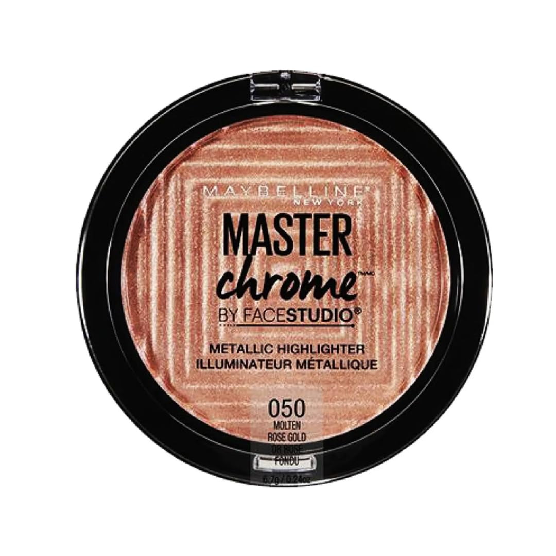 Iluminador Maybelline Facestudio Master Chrome Molten Rose Gold ...