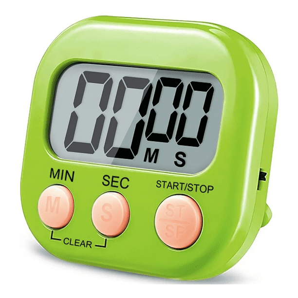 Temporizador Cocina Digital Huevo Timer Cronómetro Alarma Verde ...