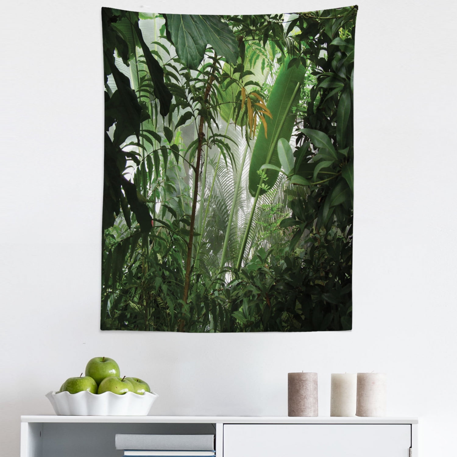Green Tapestry, Tropical Rainforest Preservation Humidity Palm Tree ...