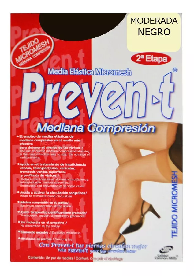 3 Medias De Compresion Prevent Para Varices Y Circulacion | Walmart en línea