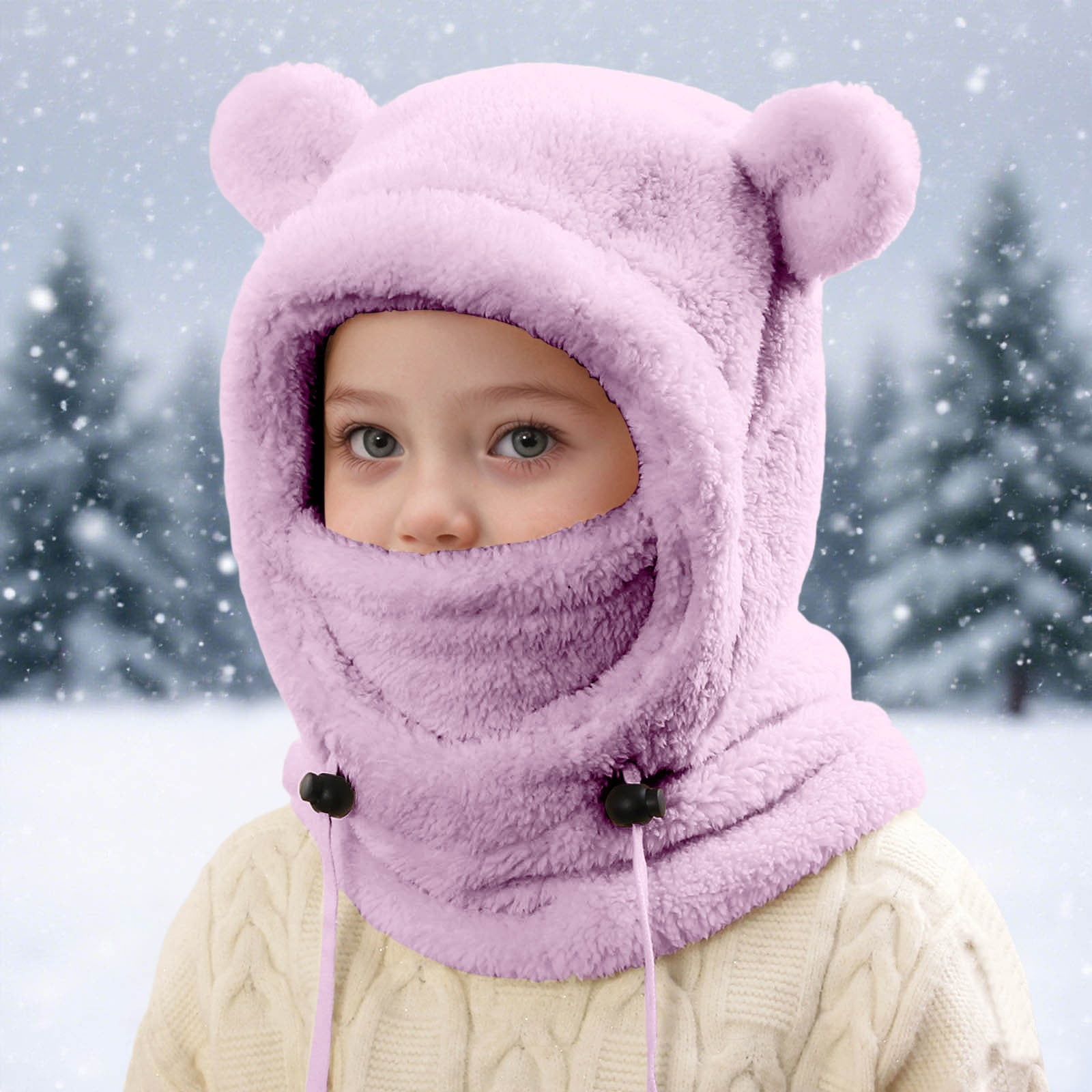 Click here for Feolixe Knitted Hat Winter Cycling Windproof Warm... prices