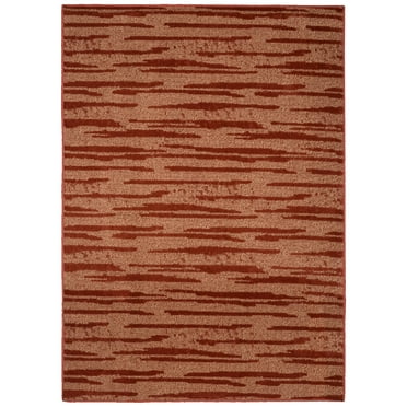 Mainstays Traditional Solid Ivory Shag Indoor Area Rug, 5' x 7 ...