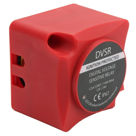 Battery Isolator Kit VSR Voltage Sensitive Relay Automatic Charging DC ...