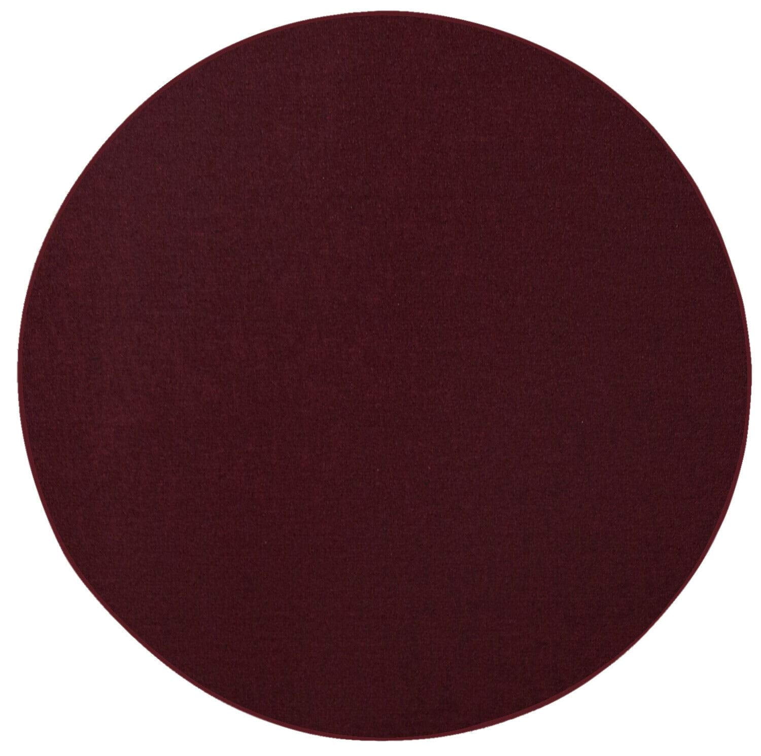 Furnish My Place Neyland Custom Rug - 2 ft., Round, Burgundy, Floor ...