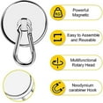 Magnetic Hooks, Strong Heavy Duty Neodymium Magnet Hook, 200LBS ...
