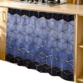 Abstract Stereo Cube Cabinet Curtains 35" W x 35" L Modern Gradient ...
