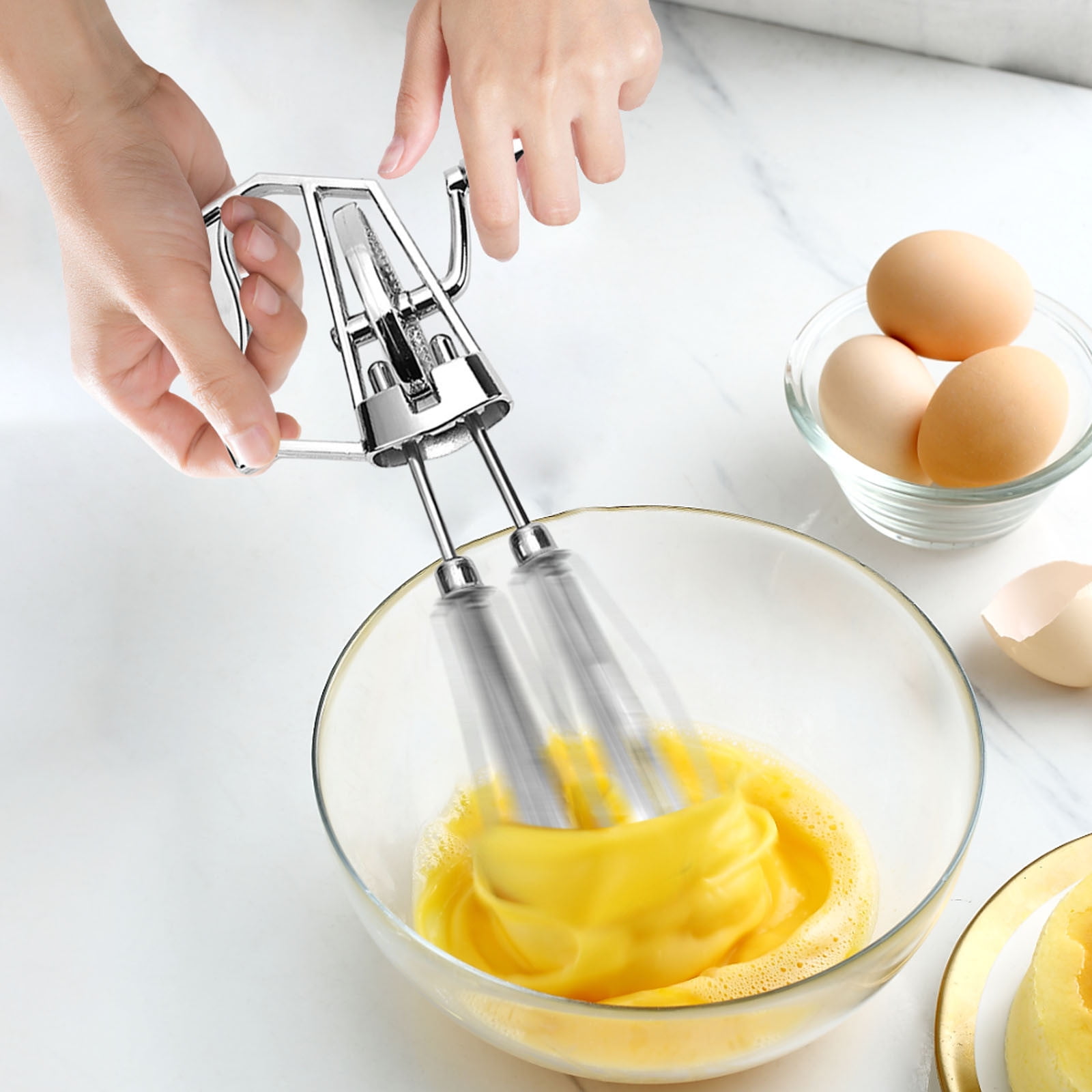 Click here for Vivavault Stainless Steel Manual Egg Beater Effici... prices