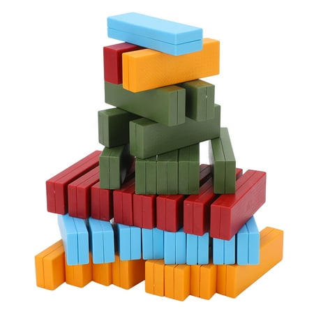 Tumbling Tower, Light Weight Classic Warm Color Stacking Timber Game ...