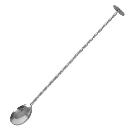 Xinxinyy Stainless Steel Bar Drink Spoon with Long Handle Stirring ...