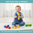 8PCS Kids Dumbbell Set with Sound, Toddler Plastic Hand Weights for ...