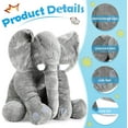 Giant Stuffed Elephant Plush Animal Toy Huge Soft Big Large Animals ...