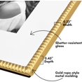 8x10 Metal Picture Frame With Rope-Style Detailing and Shatter ...