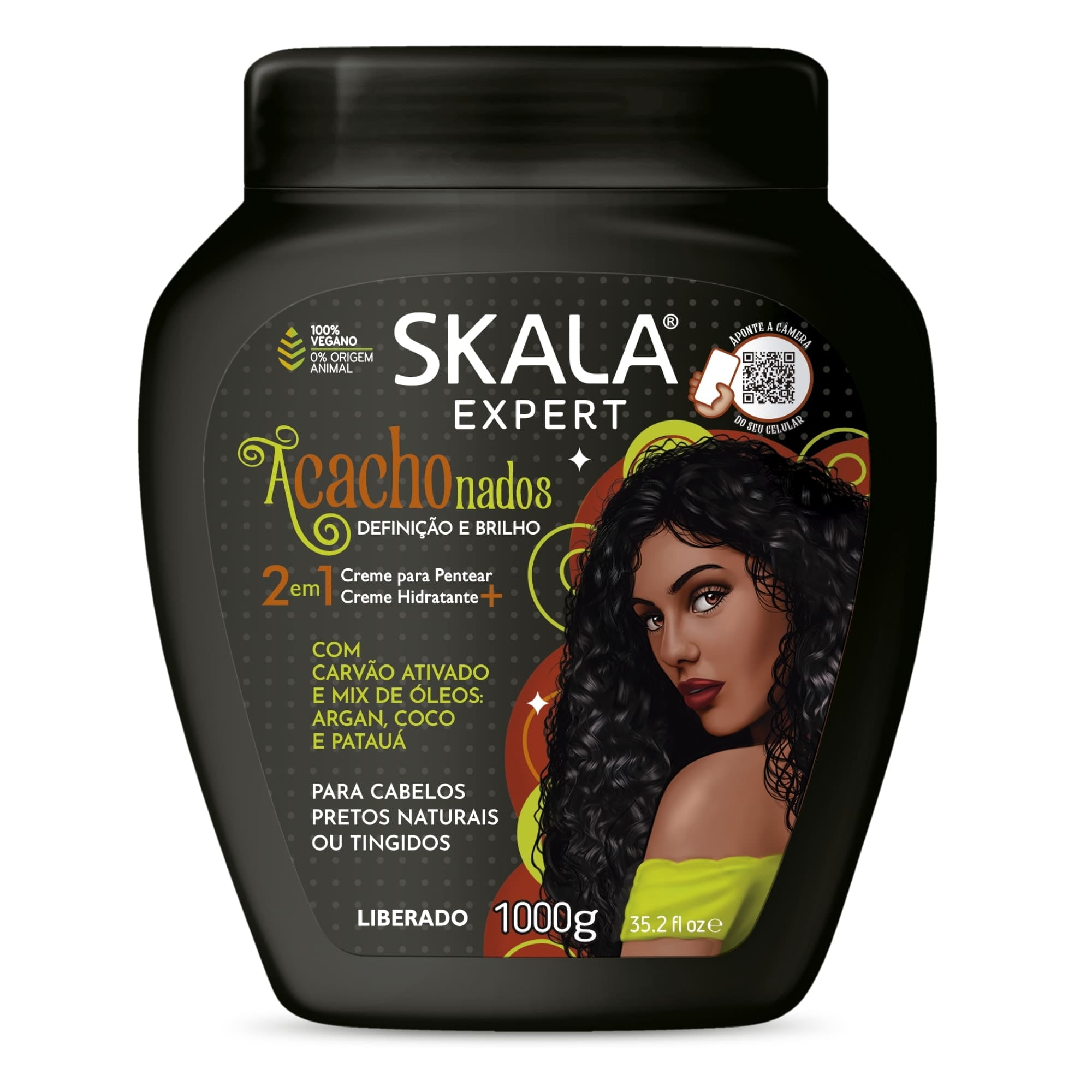 Crema Para Peinar Skala Carbón Activado Cabello Rizado 1kg | Bodega ...