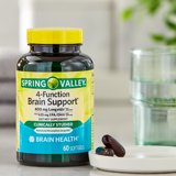 Spring Valley 4-Function Brain Support Dietary Supplement, 60 Count - Walmart.com
