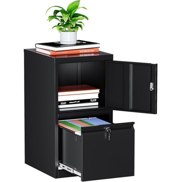 Best Choice Vertical Rolling File Cabinet w/ Rubberwood Frame, Locking ...