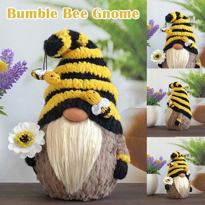 Art Dolls General Gnome Decor Baby Shower Bee Decoration Summer Gnome ...
