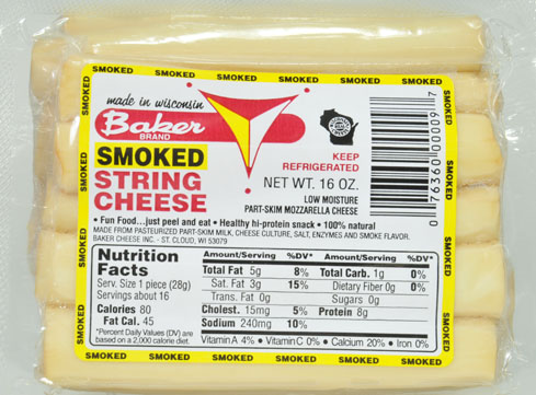 Baker String Cheese Nutrition Facts | Besto Blog