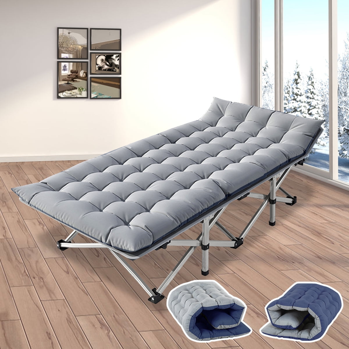 ABORON Folding Camping Cot Bed for Adults, Cots for Sleeping, Folding ...