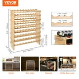 Free Shipping! BENTISM 72 Bottle Stackable Modular Wine Rack Bamboo ...