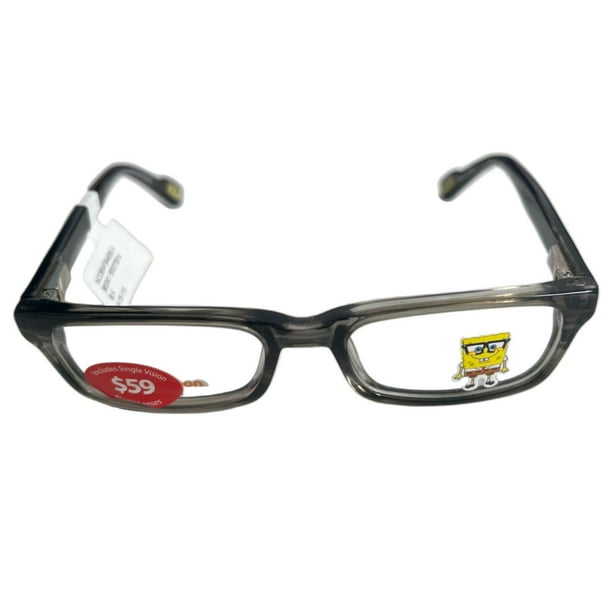 Nickelodeon Spongebob Smoke Eyeglass Frames OB54 BLK Size 44-15-115 - Walmart.com