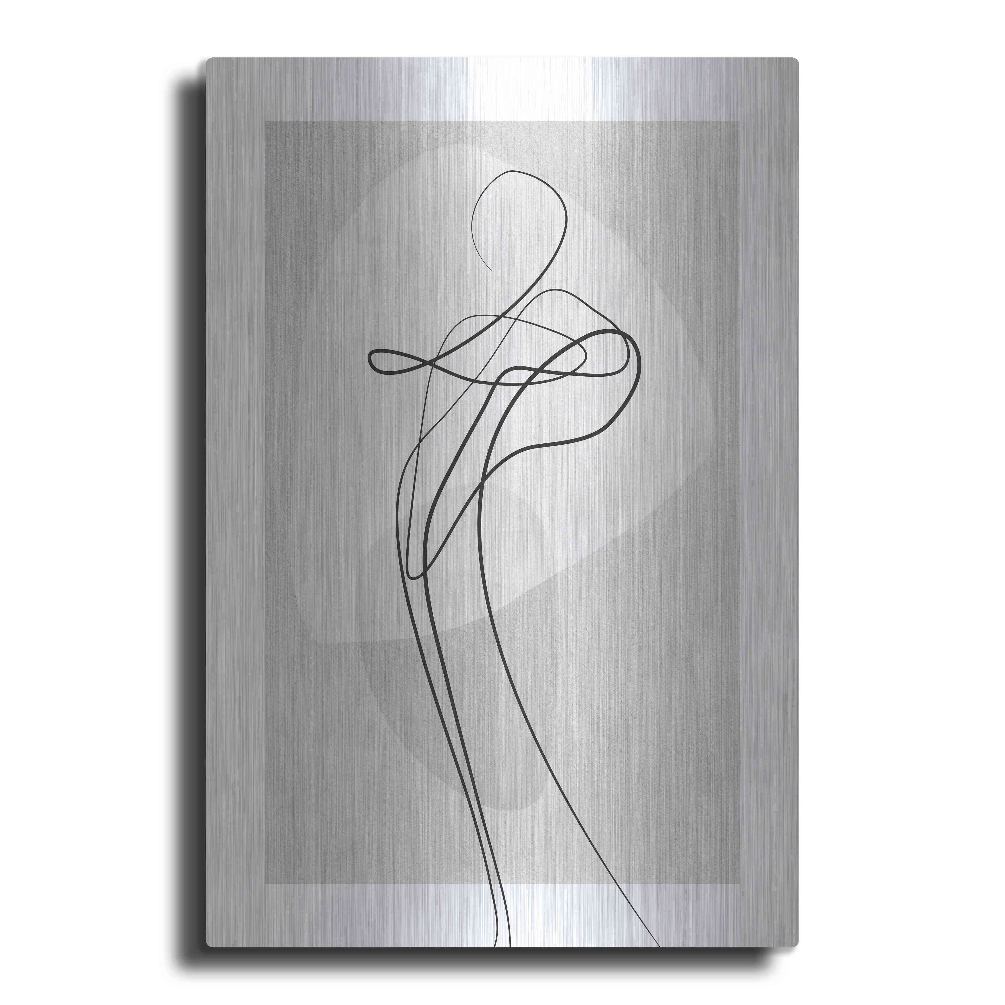 Luxe Metal Art 'Shape of You 3' by Design Fabrikken, Metal Wall Art, 12 ...