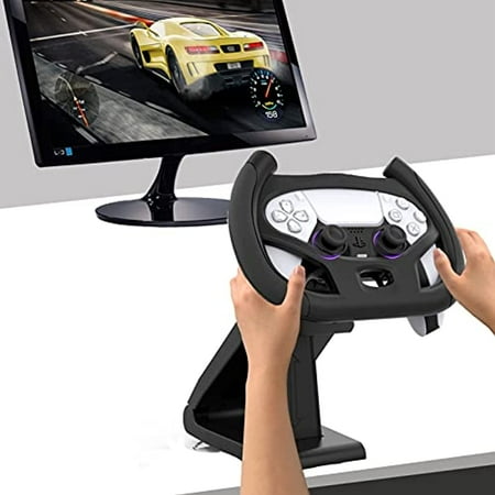 PS5 Console Steering Wheel Racing Game Driving Handle Gamepad DualSense ...