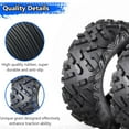 2PC All Terrain UTV ATV Tires 27x11-12,6PR Mud Tires Tubeless,Mud Sand ...