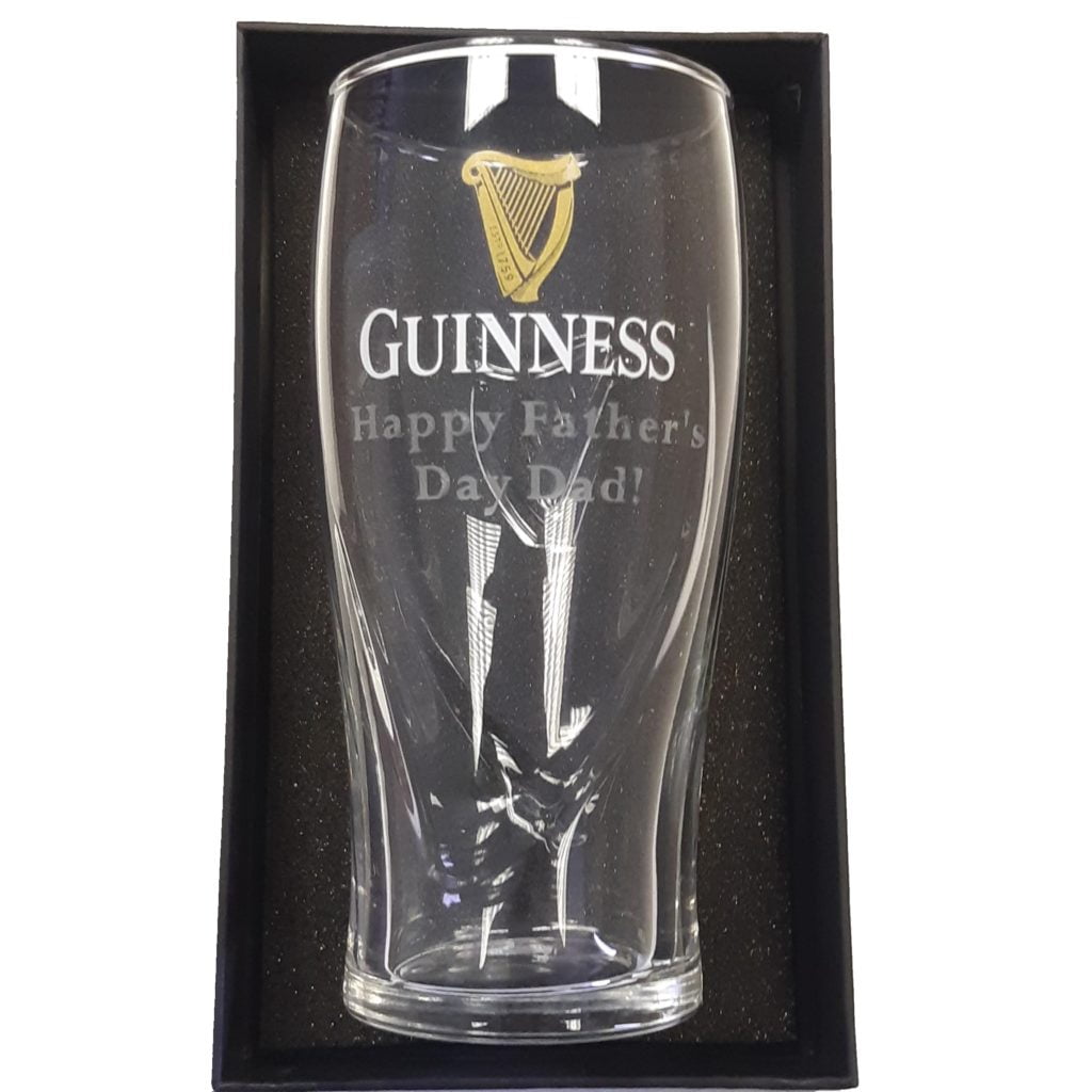 Click here for Guinness - Happy Fathers Day Dad Engraved Pint Gla... prices