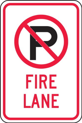 Accuform Signs FRP405RA Engineer-Grade Reflective Aluminum Parking Sign ...