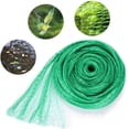 Bird Netting, Heavy Duty Extruded Polyethylene Mesh 13ft x 33ft Green ...