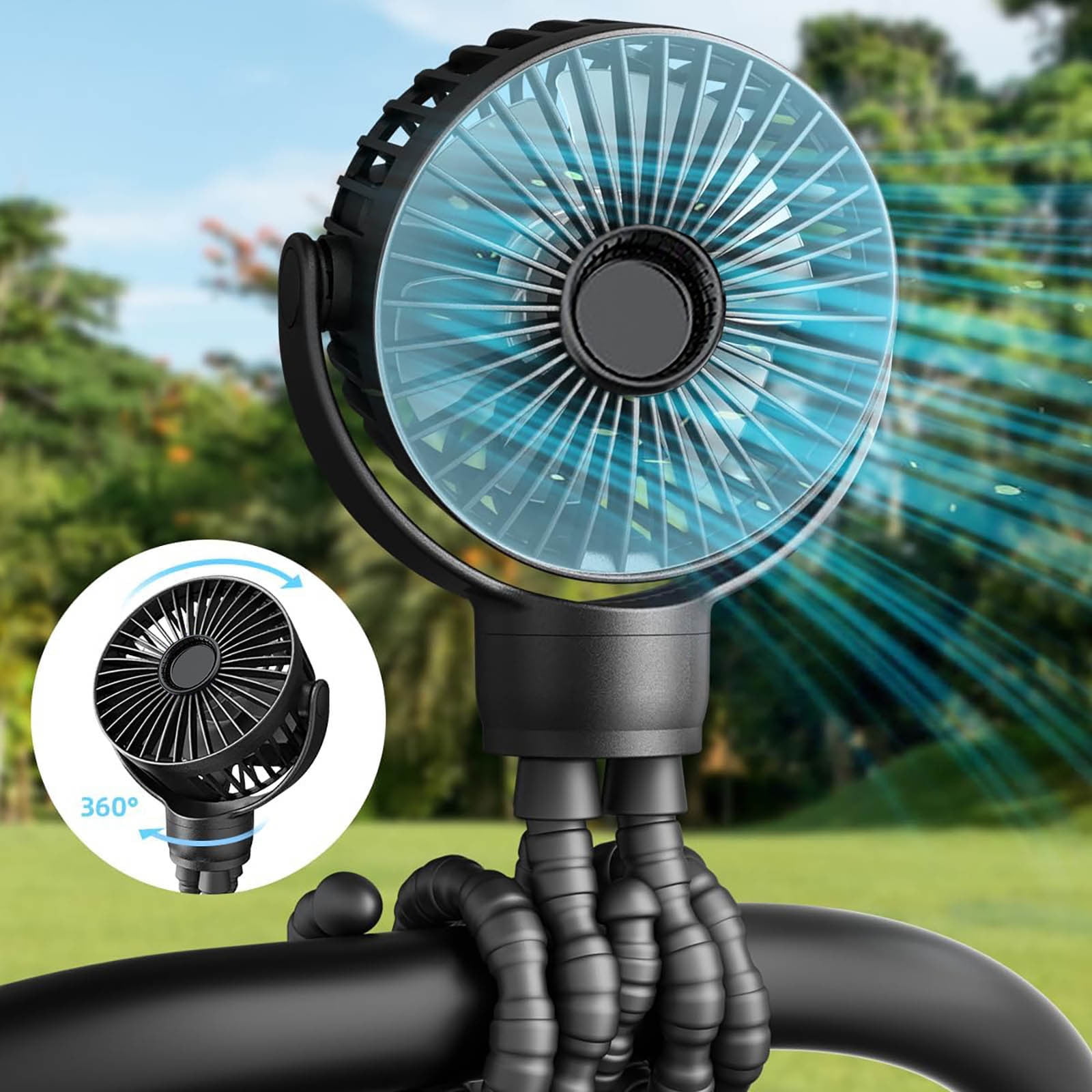 Click here for Llqkigsxse Isolating Fan Clip Fan Baby Stroller Fa... prices