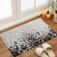 Brown Animal Fur Texture Door Mat 20x31.5 Inch Country Farm Animal ...