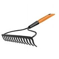 Anvil Hand Wooden 14-Tines Garden Bow Rake with Long Handle - Walmart.com