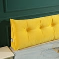 Triangle Bed Back Cushion Pillow, Wedge Pillow Headboard Backrest ...