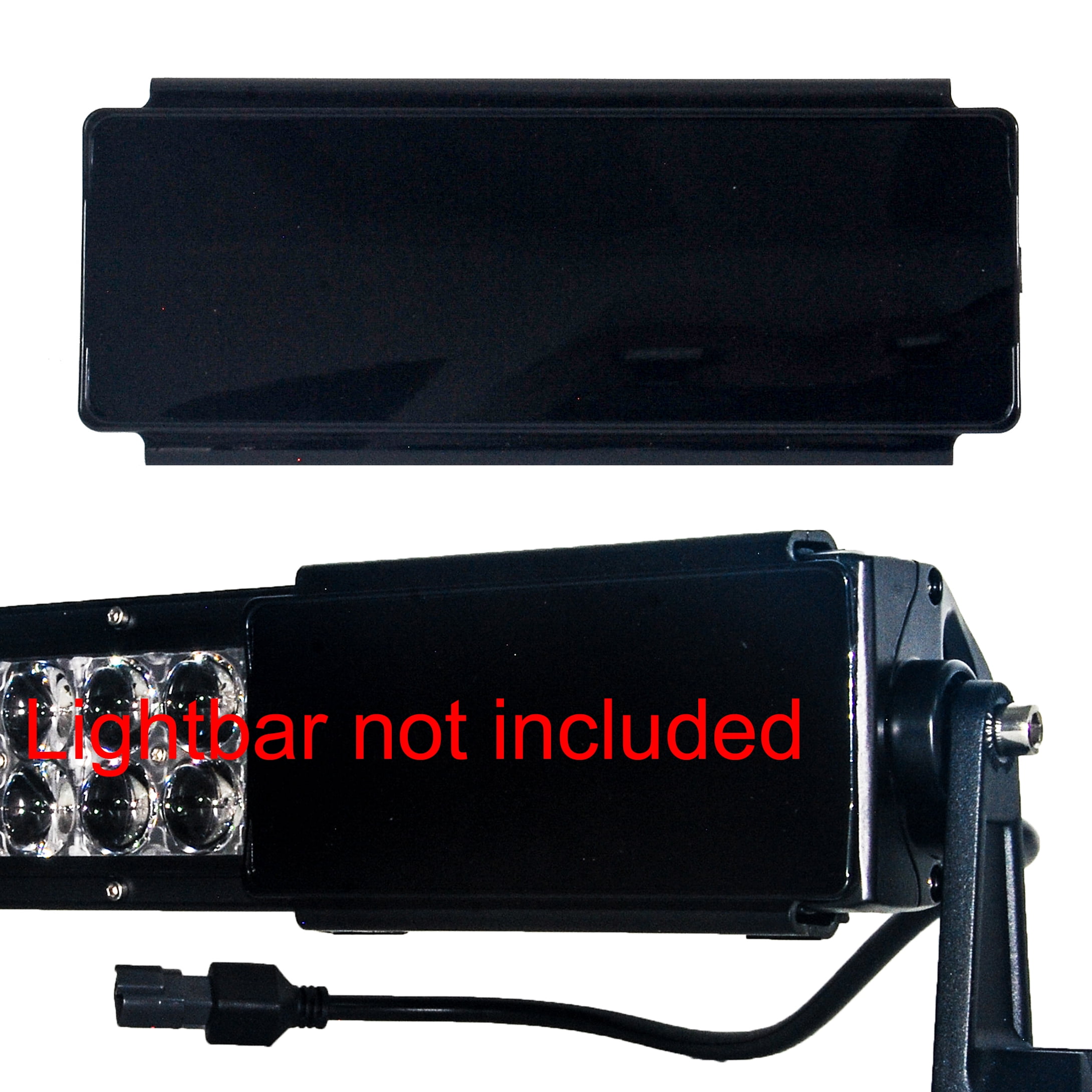 8" BLACK BAR COVER OZ-USA® LED Light Bar Protective Lens - Walmart.com