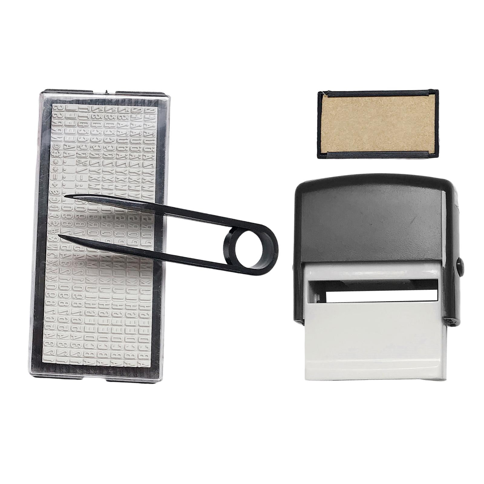 Mini Personalised Stamp Set Removable Number Stationary Date DIY ...