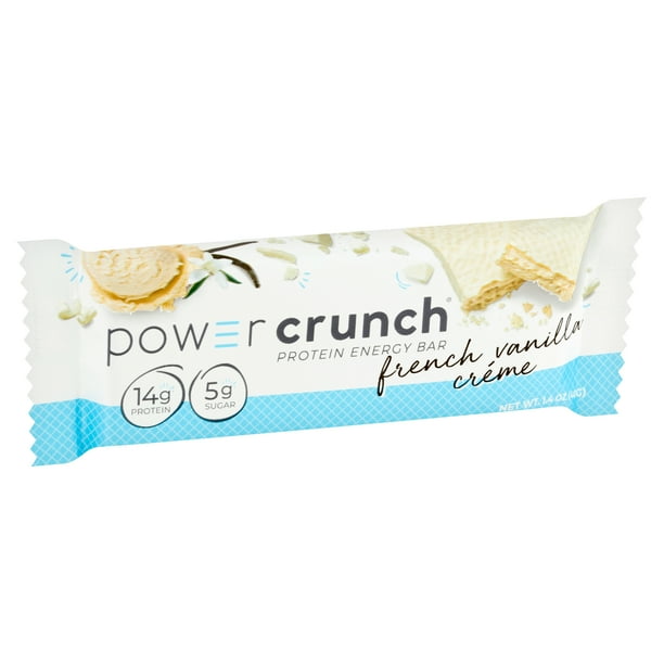 Power Crunch Original Protein Energy Bar French Vanilla Crème, 1.4oz ...