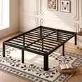 Einfach Queen Bed Frame, Platform Metal Bed with Ample Under-Bed ...