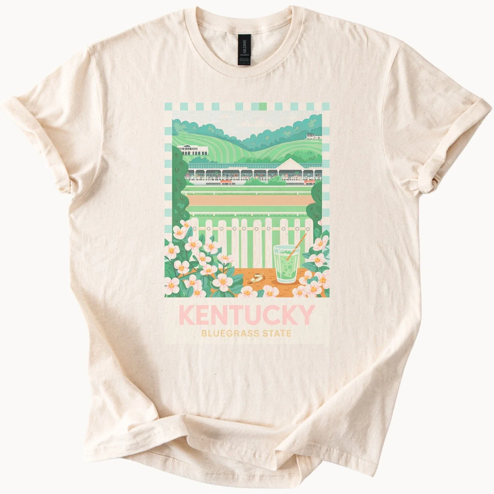 Click here for Alvord Kentucky Bluegrass State Shirt Derby Horse... prices