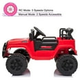 BTMWAY Red 12 V Electric Car Powered Ride-On with Remote Control ...