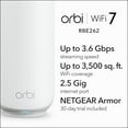 NETGEAR Orbi 260 Series Dual-band WiFi 7 Mesh Network System for Home ...