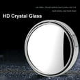 2 pcs Blind Spot Mirrors, 2" Round HD Glass Convex 360° Wide Angle Side ...