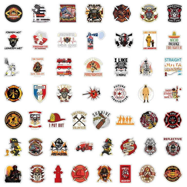 Cool Firefighter Decals