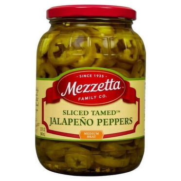 Mezzetta Sliced Tamed™ Jalapeño Peppers 16 Fl Oz Jar Less Spicy, Crisp ...