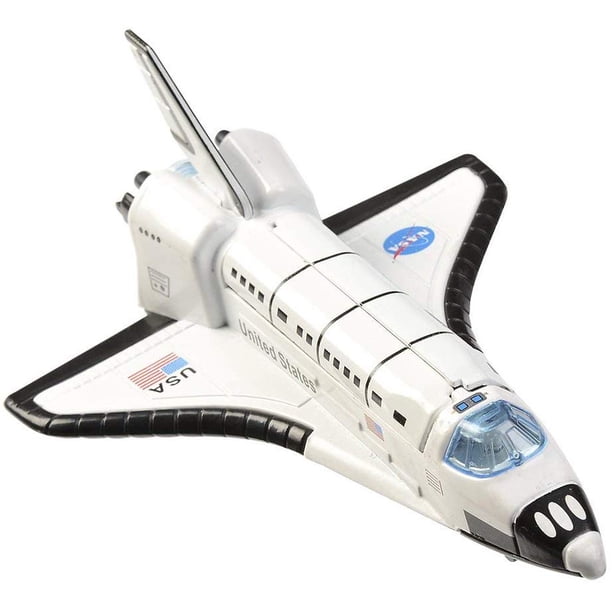 6" USA Space Shuttle Diecast Model Toy Pull Action Lights Sounds NASA 1 ...
